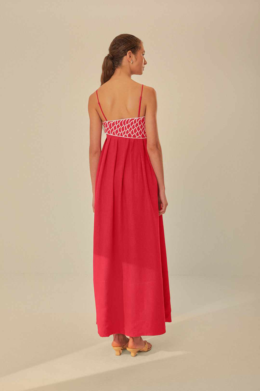 Red Fish Top Maxi Dress – FARM Rio